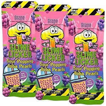 Slime Licker Sour Popping Boba Green Apple