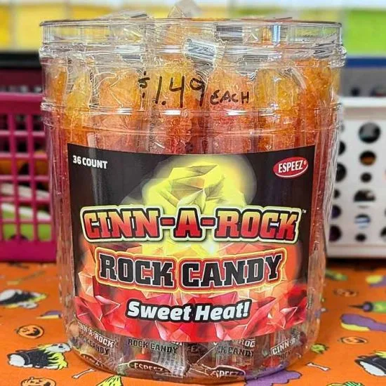 Rock Candy Cylinder Label