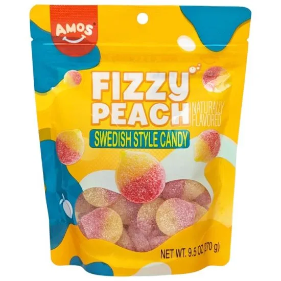 Fizzy Peach Swedish Style Candy